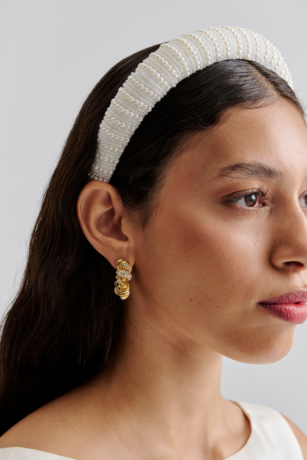 Florence pearl headband - Ivory - HAIR ACCESSORIES | Malina | Occasion ...