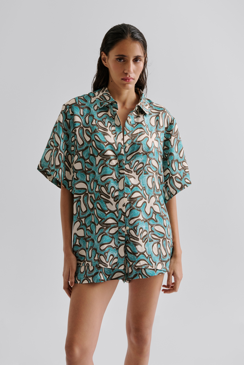 Gia shirt - Ocean Corals - TOPS & BLOUSES | Malina | Occasion designer ...