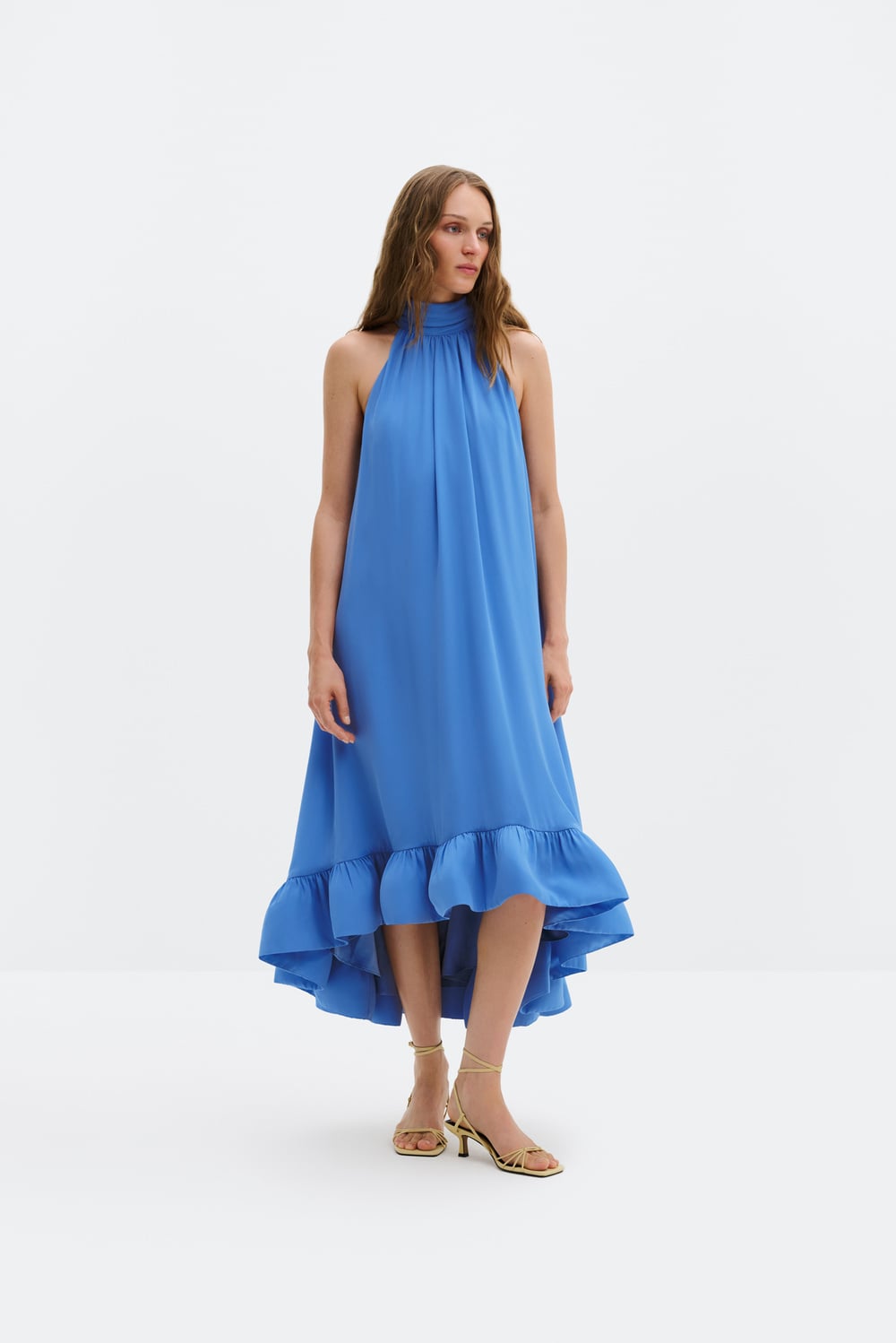 Sabrina midi dress - Azure Blue - MIDI DRESSES | Malina | Occasion ...