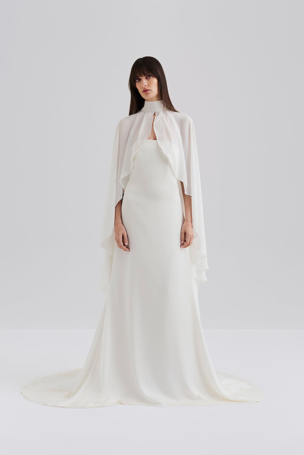 Valerie bridal cape - Cream - BRIDAL SALE | Malina | Occasion designer ...